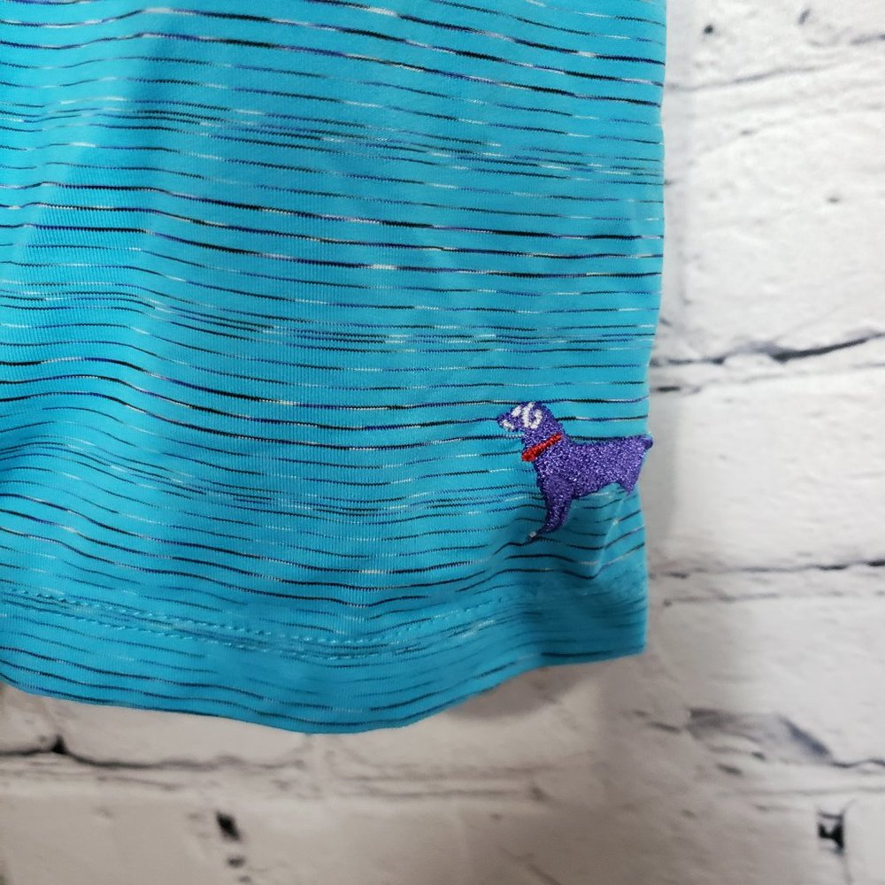 Kate Lord Stretch Golf Tennis Walking Blue Skort - Gem